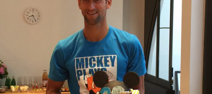 Novak at Uniqlo Mickey Plays collection launch in Paris – Novak Djokovic