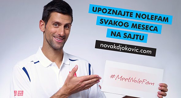 Nole introduces his fans to the world – Novak Djokovic